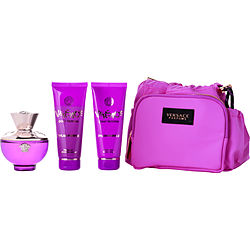 Versace Dylan Purple Parfum Gift Set -3pc + Bag | FragranceNet.com®