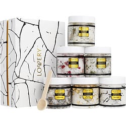 Lovery Variety Luxe Epsom Bath Salts Set: 8 Spa Salts With Essential ...